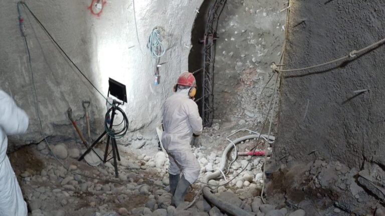 Aplicación de concreto proyectado para sostenimiento: Procedimientos ...